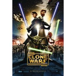 Star Wars The Clone Wars Poster Hauptmotiv