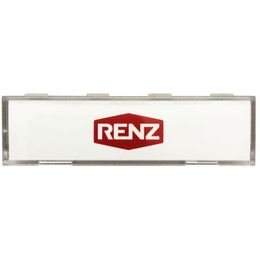 Renz - Namensschildabdeckung mit Namensschildeinlage 97-9-82146 10er Set