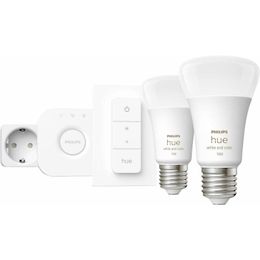 PHILIPS Hue - led Leuchtmittel Starter-Set White & Color Ambiance E27 9 w Leuchtmittel