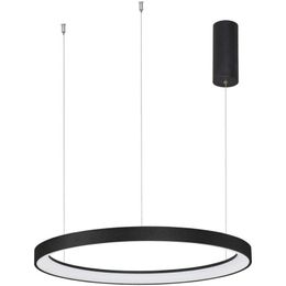 NOVA LUCE - led Pendelleuchte Pertino in Schwarz 48W 2880lm - black