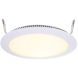 Deko-Light Schlichte LED Deckeneinbauleuchte Ø235mm weiß 2700K - white