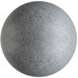 Leuchtkugel Granit in Grau 560mm E27 IP65 - Grau - Deko-Light