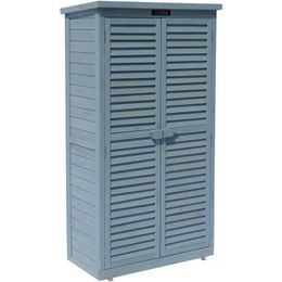 HABITAT ET JARDIN - Gartenschrank Space - 87 x 46.5 x 160 cm - Himmelblau