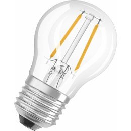 Osram LED Leuchtmittel Star Classic P40 E27 5W warmweiß, dimmbar, klar Leuchtmittel