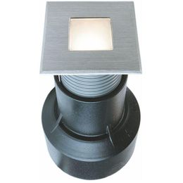 Deko-Light - led Bodeneinbauleuchte Basic Square in Silber 0,55W - grey
