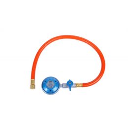 Gasdruckregler EN417 inkl. Schlauch Gewindeanschluss 30 mbar 1/4'' bsp Linksgewinde - Cadac