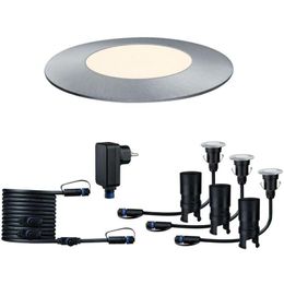 Paulmann LED Plug & Shine 3er Komplettset Mini Bodeneinbauleuchte - grey