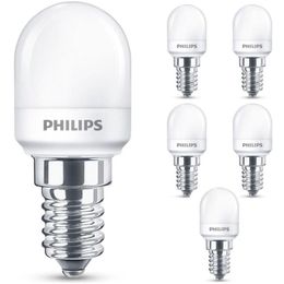 Philips - led Lampe ersetzt 15W, E14 Röhre T25, warmweiß, 150 Lumen, nicht dimmbar, 6er Pack - white