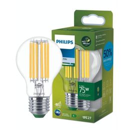 Led Lampe E27 - Birne A60 5,2W 1095lm 4000K ersetzt 75W Einerpack - transparent - Philips