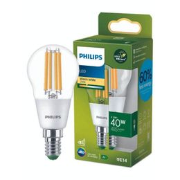 Philips LED Lampe E14 - Tropfen P45 2,3W 485lm 2700K ersetzt 40W Einerpack - transparent