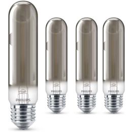 Led Lampe ersetzt 11W, E27 Röhre T32, grau, warmweiß, 136 Lumen, nicht dimmbar, 4er Pack - grey - Philips