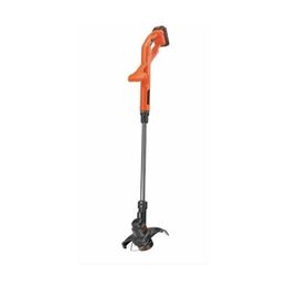 Black & Decker Black+Decker ST182320 Cordless Grass Trimmer (18 v 2.0 Ah, 25 cm Cutting Width, afs Reflex Automatic Thread Extension, for Small and Medium Gardens,