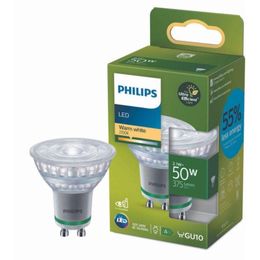 Philips - led Lampe Gu10 - Reflektor Par16 2,1W 375lm 2700K ersetzt 50W Einerpack - transparent