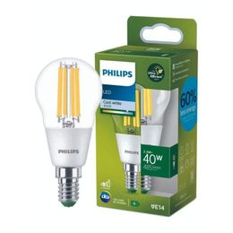Led Lampe E14 - Tropfen P45 2,3W 485lm 4000K ersetzt 40W Einerpack - transparent - Philips