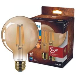 Led Lampe E27 - Globe G93 3,1W 250lm 1800K ersetzt 25W Einerpack - yellow - Philips