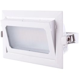 Greenice LED-Downlight-Strahler, 50 w, 6000 lm, 4000 °k, rechteckig, verstellbar, 40.000 Std. [HO-COB-R-OR-50W-W]