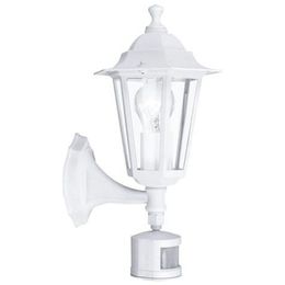 Außenleuchte Bewegungsmelder Up-Light IP44 Laternenform Weiß - white - Eglo