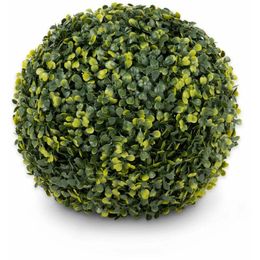 Floordirekt - Pflanzenball Boxwood Kunstpflanzen zur Wandmontage ø 38 cm - Grün