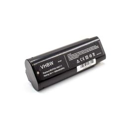 vhbw - Akku kompatibel mit Paslode Impulse IM350 + Plus, IM350/90 ct, IM350A, IM350ct Elektrowerkzeug (1500 mAh, NiMH, 6 v)