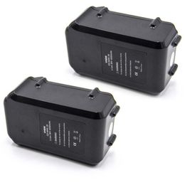 2x Akku kompatibel mit Makita BC231, BC231UDWBE, BC231UDZ, BC231USD, BC231UZ Elektrowerkzeug (4000 mAh, Li-Ion, 36 v) - vhbw