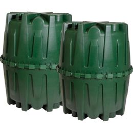 4rain - herkules Regenwassertank-Set 3200 Liter - 211001