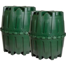 Herkules Regenwassertank-Set 3200 Liter - 211001 - 4rain