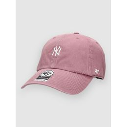 47Brand MLB NY Yankees Base Runner '47 Clean Up Cap mauve