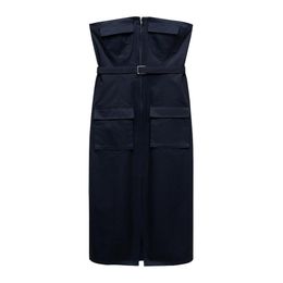Mango Kleid 'ARMY' Damen Größe 40 navy Winterkleid