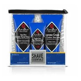 Jack Black Shave Essentials Set = Supreme Cream Triple Cushion Shave La