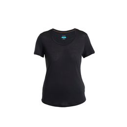 Icebreaker Performance Shirt 'Sphere III Scoop' female Black size L