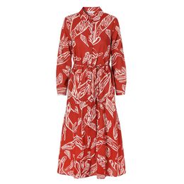TATUUM Kleid 'Rudia' Damen Größe 44 dunkelorange / weiß Winterkleid