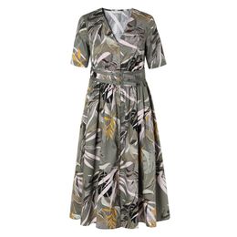TATUUM Kleid 'Silta' Damen Größe 38 khaki / mischfarben Winterkleid