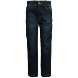 tausendkind essentials - Jeans-Hose EASY Skinny Fit in dunkelblau, Gr.104