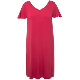 Ulla Popken Kleid Damen Gr&ouml;&szlig;e 46/48 pink Winterkleid