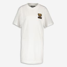 TK Maxx Weißes Minikleid im T-Shirt-Stil mit Logo