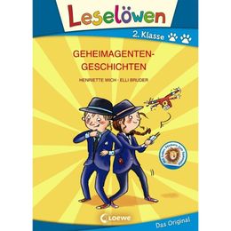 Loewe Leselöwen 2. Klasse - Geheimagentengeschichten (Großbuchstabenausgabe) - Henriette Wich, Gebunden