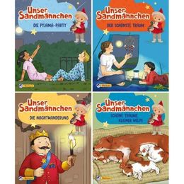 Nelson Unser Sandmännchen: Gute-Nacht-Geschichten, 4 Hefte.Nr.5-8, Kartoniert (TB)