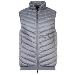 Armani Exchange Weste Herren Größe M silbergrau / weiß