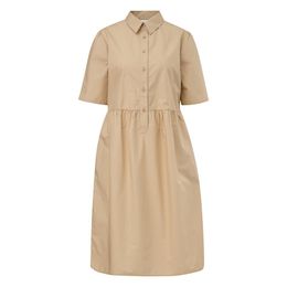 comma, comma casual identity Blusenkleid Damen Größe 42 camel Winterkleid