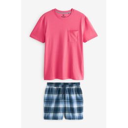 next Pyjama Leichter Schlafanzug mit Shorts (2 tlg)