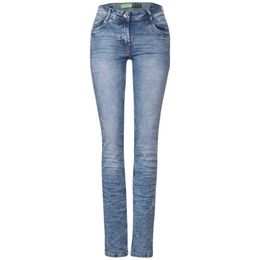 Cecil 5-Pocket-Jeans, blau