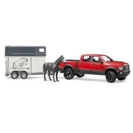 Thule Bruder - Bruder 02501 RAM 2500 Power Wagon mit Pferdeanhänger und 1 Pferd