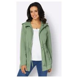 Menabo Langjacke INSPIRATIONEN Gr. 50, grün (eucalyptus) Damen Jacken Lange