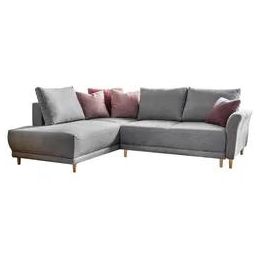 Eckschlafsofa Lovely Annie Hellgrau