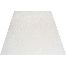 Teppich my home "Stina" Teppiche Gr. B/L: 160 cm x 230 cm, 7 mm, 1 St., weiß Esszimmerteppiche
