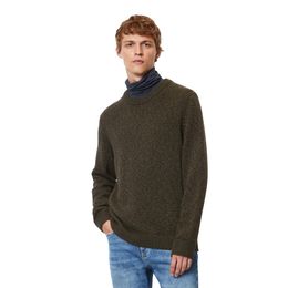 Marc O'Polo Rundhalspullover MARC O'POLO DENIM Gr. L, grün (slate green) Herren Pullover Rundhalspullover