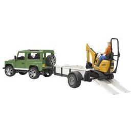 Globo BRUDER Land Rover Defender Einachsanhänger Spielzeugfahrzeug Mehrfarbig