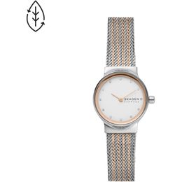 Quarzuhr Skagen "FREJA LILLE, SKW2699" Armbanduhren rosegold (silberfarben, roségoldfarben) Damen Quarzuhren