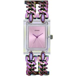 Quarzuhr Guess "MOD HEAVY METAL" Armbanduhren bunt Damen Quarzuhren