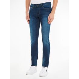 Slim-fit-Jeans Tommy Jeans "SLIM SCANTON" Gr. 32, Länge 30, blau (aspen darkblue) Herren Jeans Slim Fit Bestseller